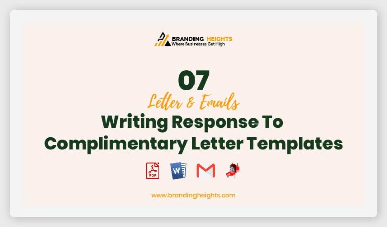 07+ Writing Response To Complimentary Letter Templates 07+ Writing Response To Complimentary Letter Templates
